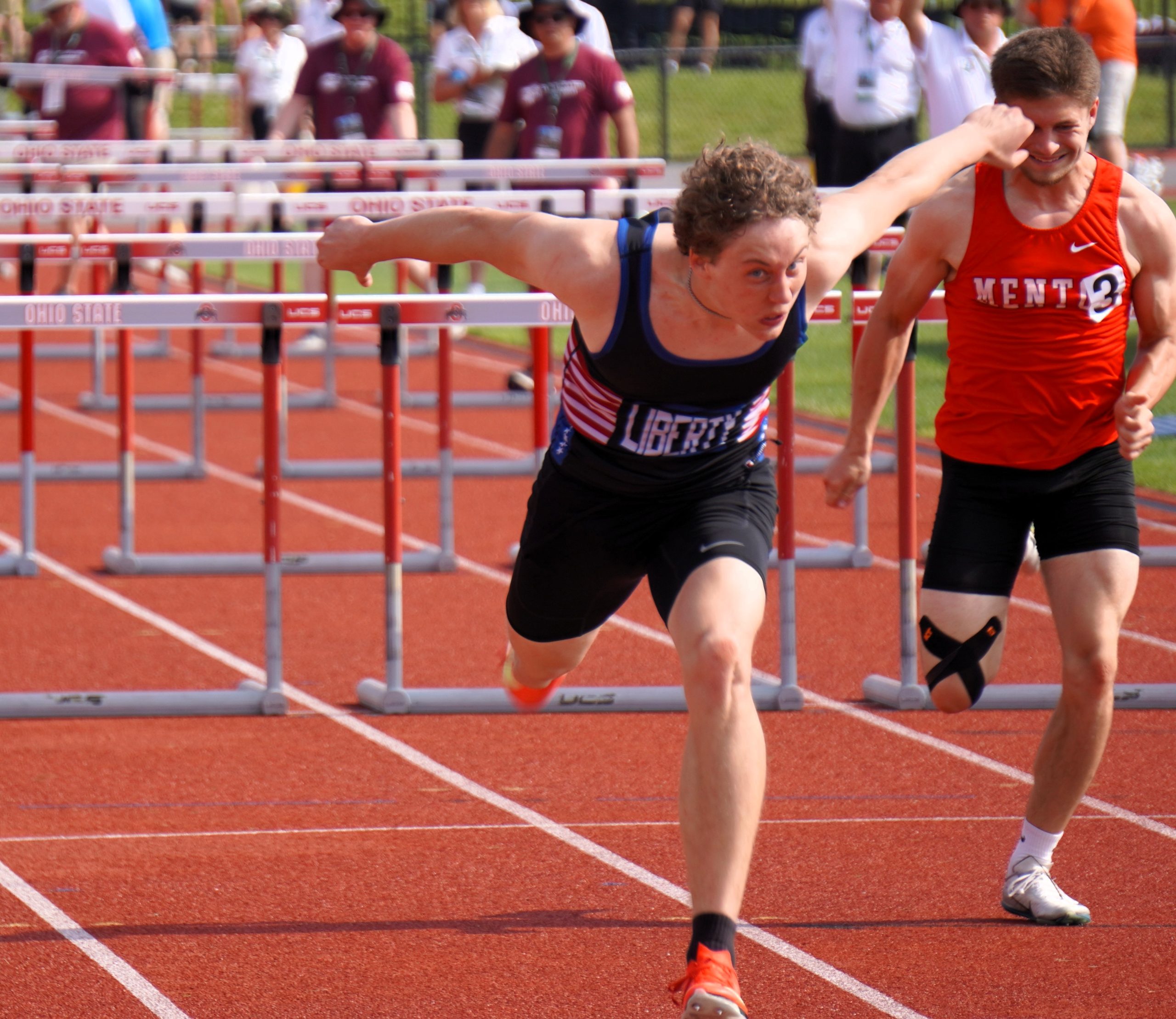 Liberty's Lichter takes state track & field 110-meter hurdles title by ...